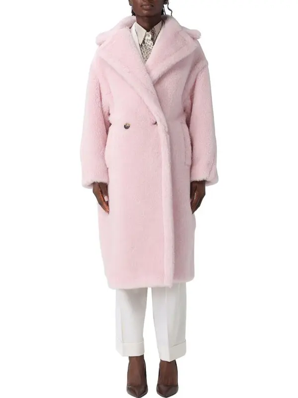 Max Mara Fur Coat - Pink