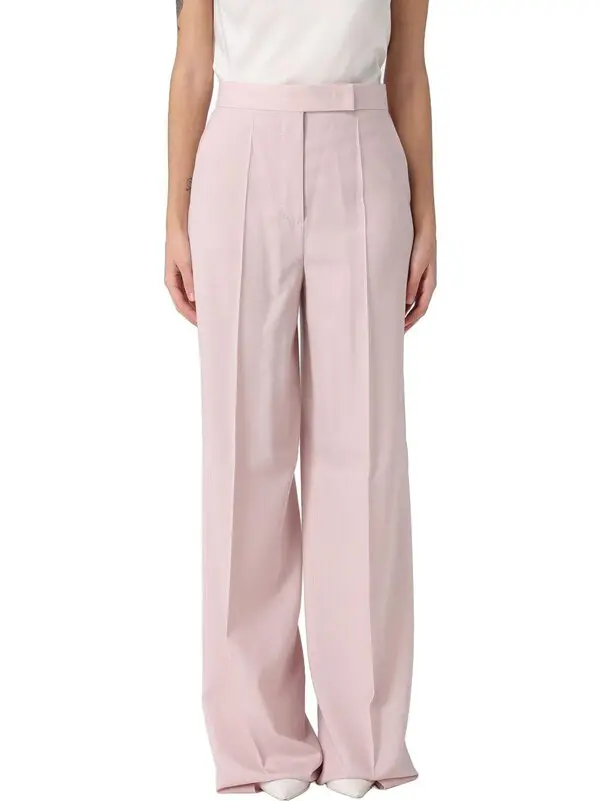 Max Mara Tailored Wide Leg Trousers - Pink