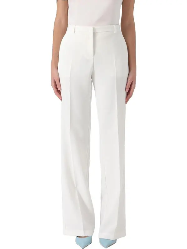 Pinko Straight Leg Pants - White