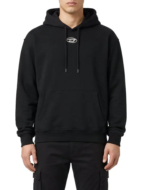 DIESEL® Logo Hoodie - Black