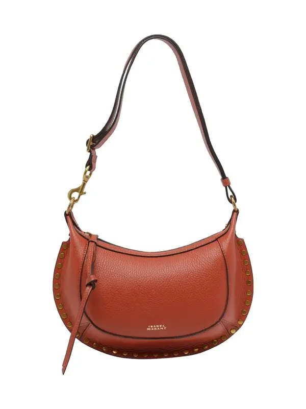 Isabel Marant Étoile Studded Leather Crossbody Bag - Red