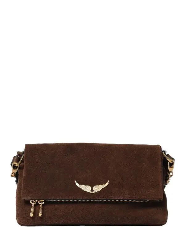 Zadig&Voltaire Suede Crossbody Bag - Brown