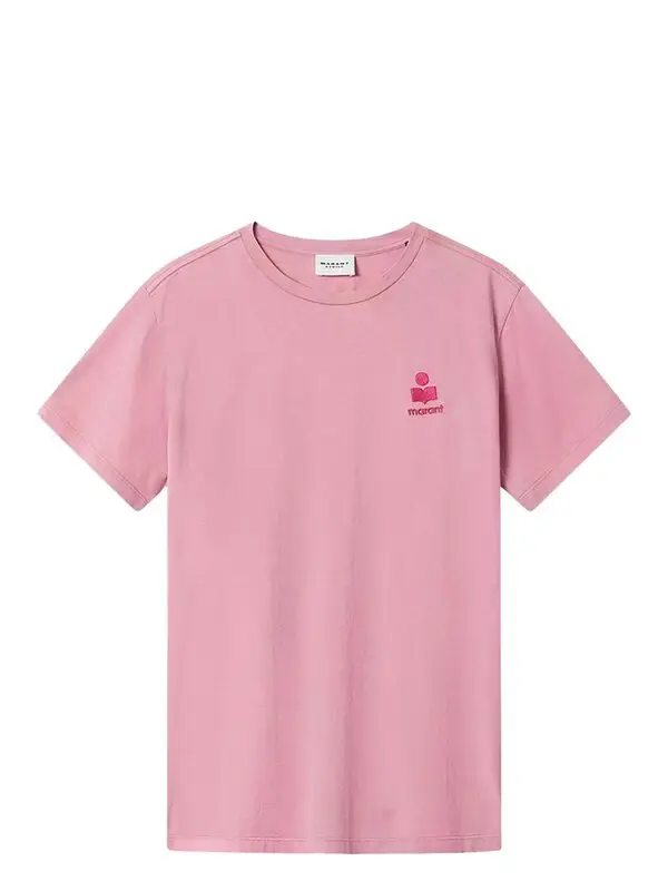 MARANT ETOILE Aby Logo T-shirt - Pink