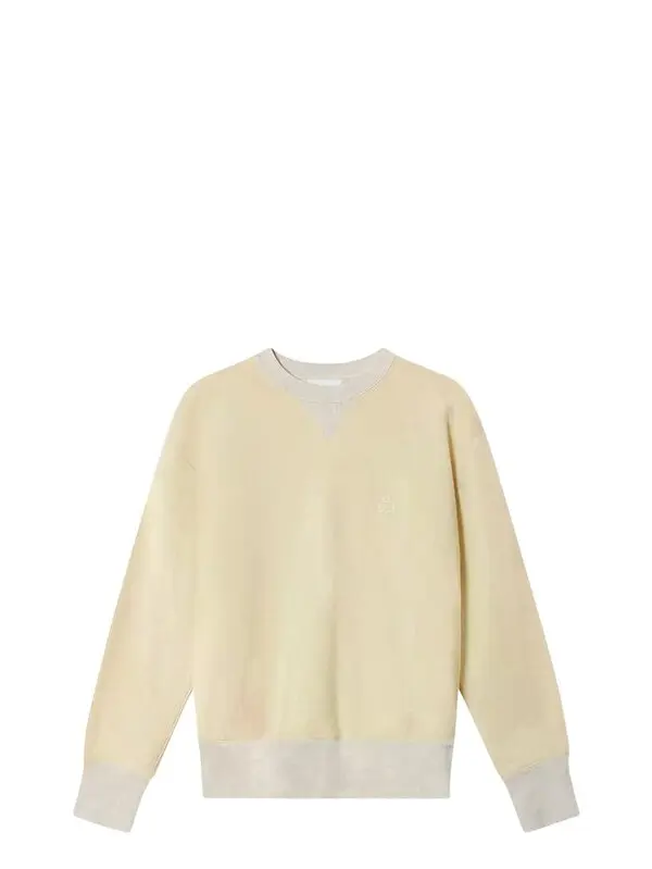 MARANT Miker Embroidered Sweatshirt - Yellow