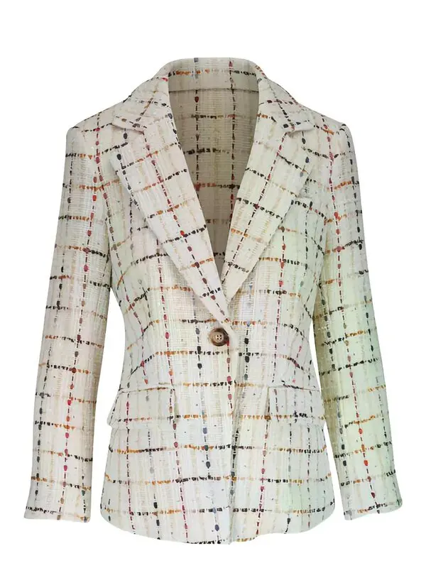 Veronica Beard Checked Blazer - Neutrals