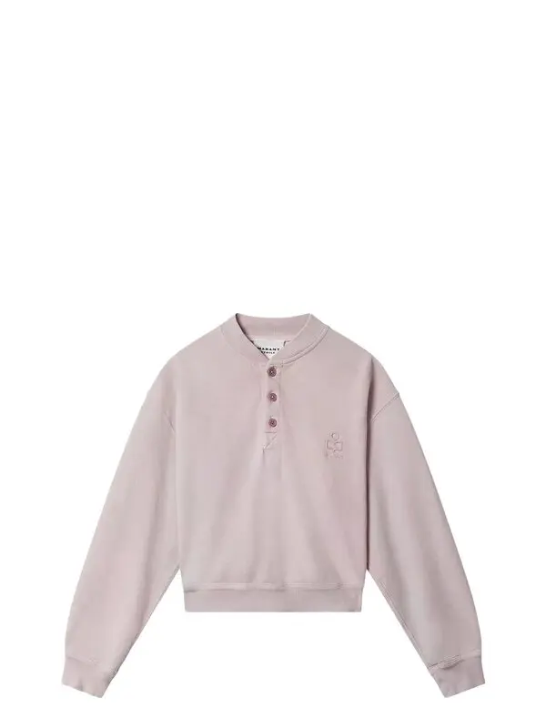 MARANT ETOILE Simony Embroidered Sweatshirt - Pink