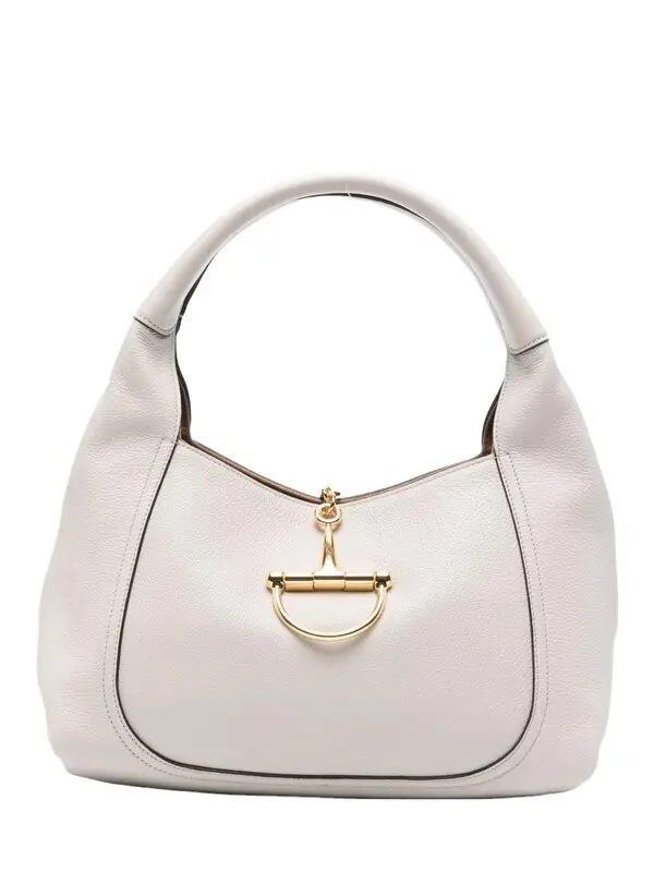 Gucci Leather Shoulder Bag - Beige