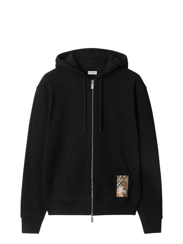 Burberry Cotton Hoodie - Black