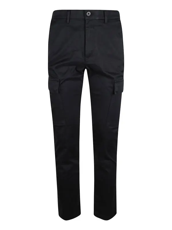 Calvin Klein Cotton Trousers - Black