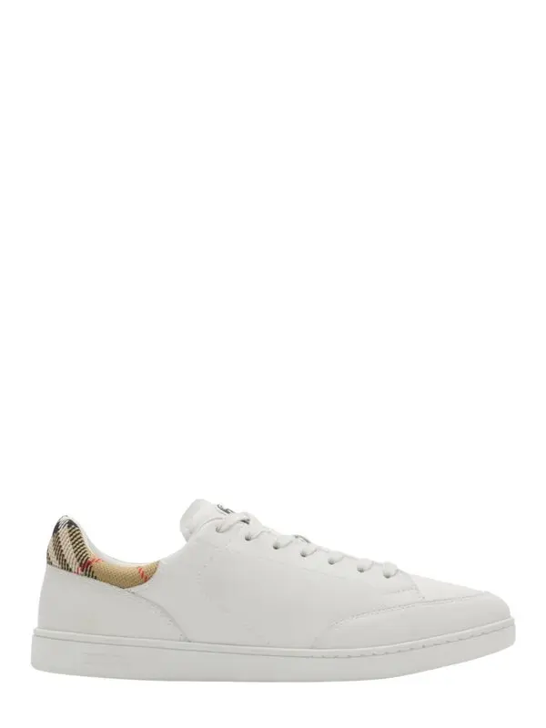 Burberry Leather Sneakers - White