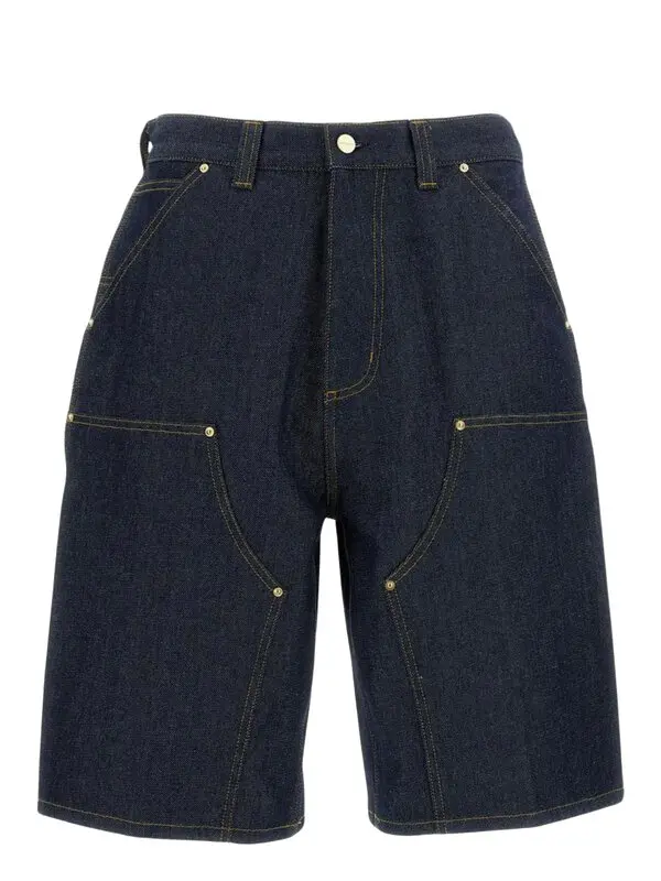 Carhartt Work In Progress Bermuda Aden Double Knee - Blue