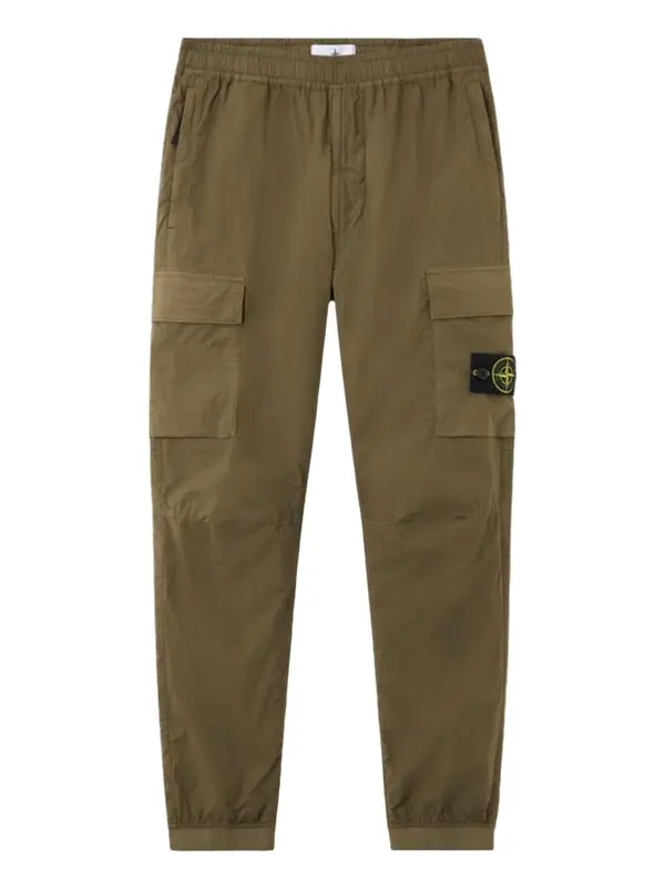 Stone Island Cotton Trousers - Green