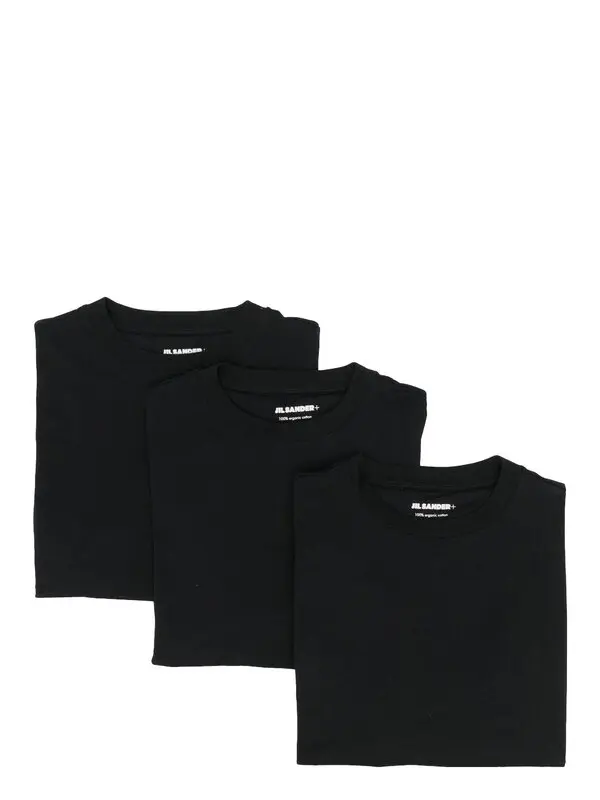 JIL SANDER Trio Of T-shirts - Black