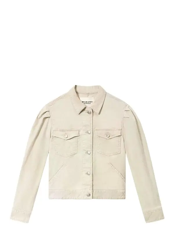 MARANT ETOILE Bolineav Puffed-sleeve Jacket - Neutrals