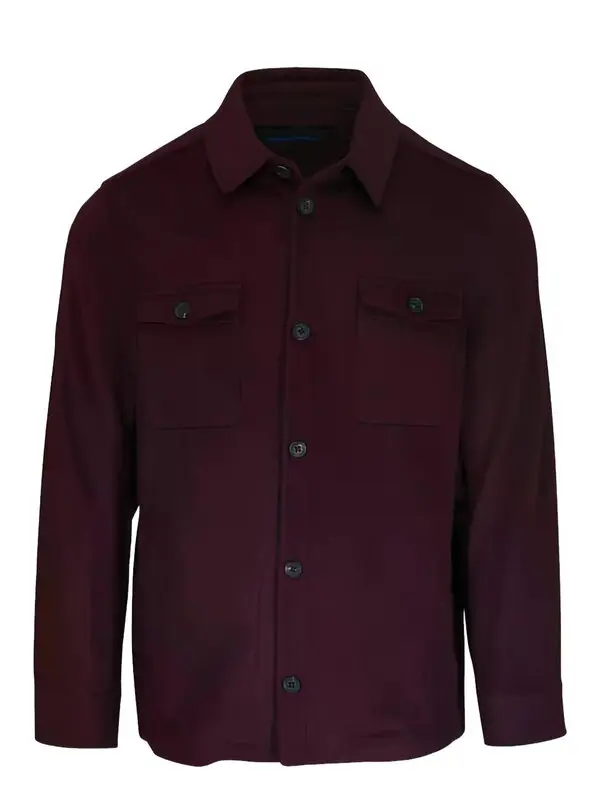 PYA Flap-pocket Overshirt - Red