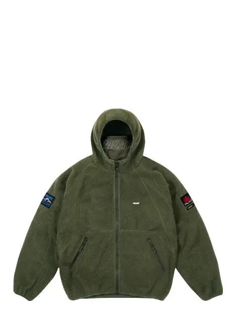PALACE Getting Higher Therma Fleece Jacket - Deep Green
