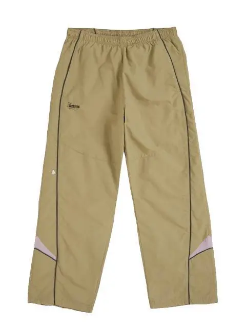 Supreme Contrast Piping Track Pant - Tan