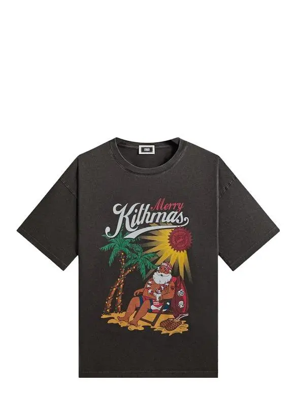 Kith Mas Vacation Jones Vintage Tee Shirt - Black