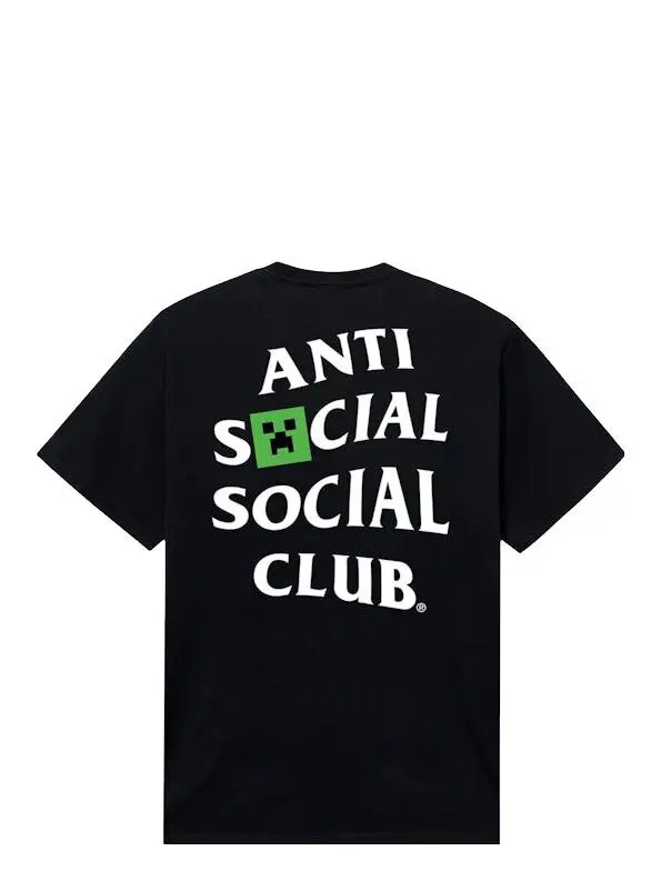 ANTI SOCIAL SOCIAL CLUB X Minecraft Food Tee Shirt - Black