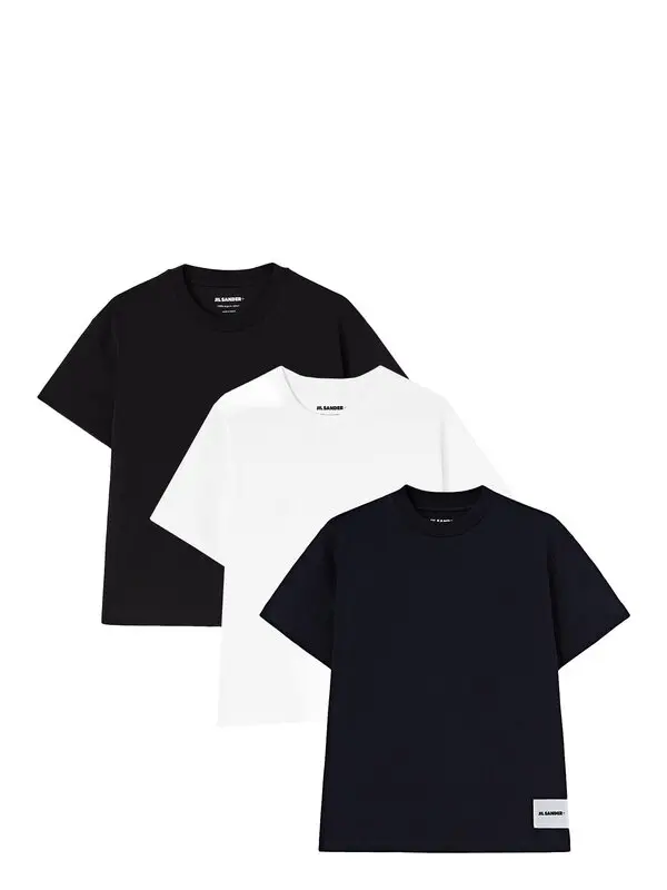 JIL SANDER Pack Of Three T-shirts - Multicolour