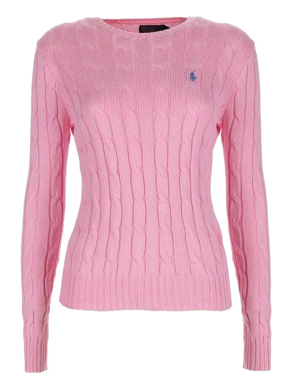 Polo Ralph Lauren Cable Knit Pullover - Pink