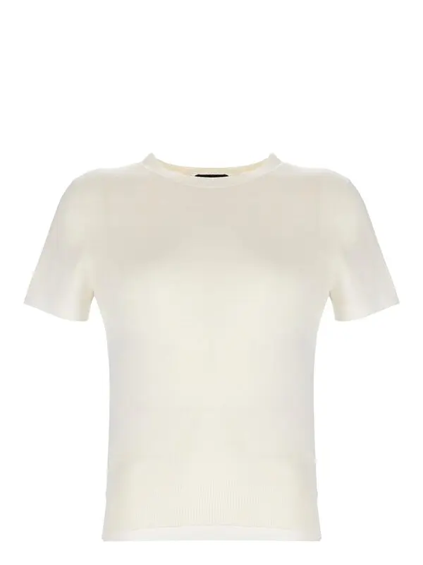 Theory Wool T-shirt - Ivory