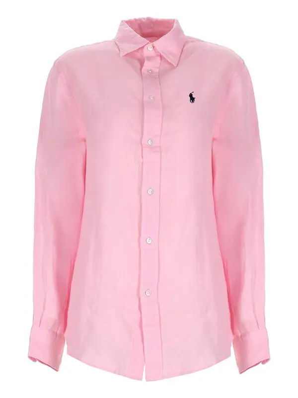 Polo Ralph Lauren Shirt With Logo - Pink