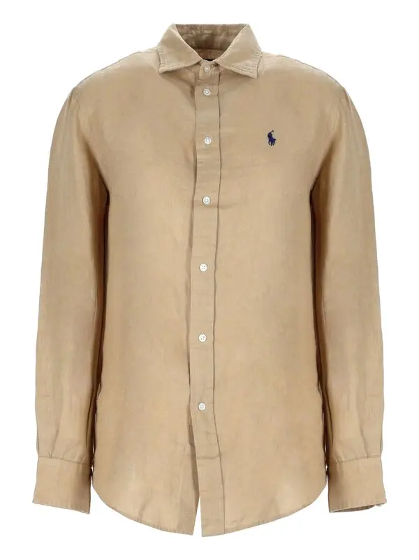 Polo Ralph Lauren Linen Shirt - Beige