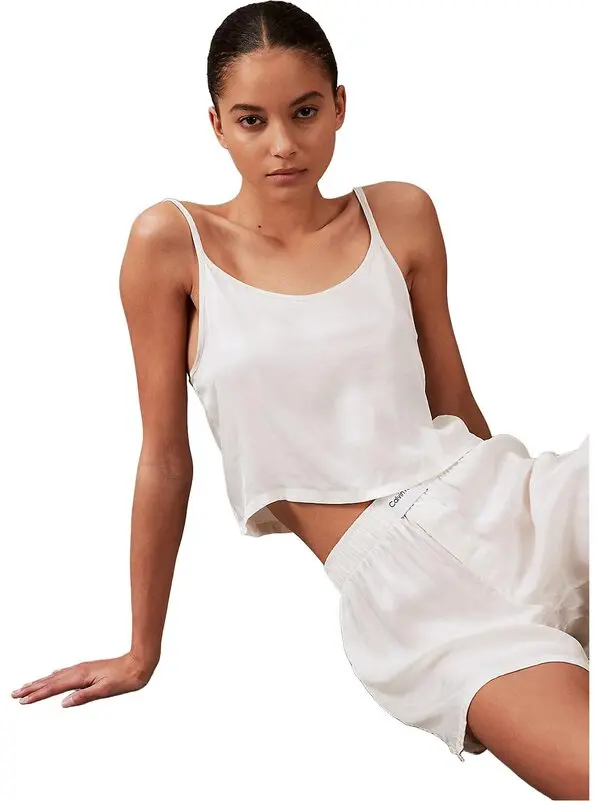 Calvin Klein Pure Sheen Sleep Camisole - White Onyx
