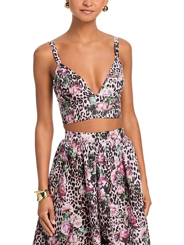 L'Agence Kaori Bralette Top - Multi Rose