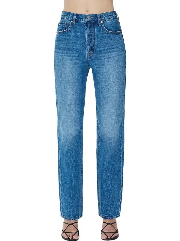 PISTOLA Cassie High-rise Straight Leg Jeans - Capri