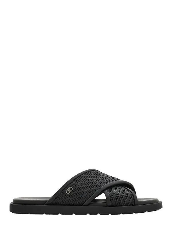 FERRAGAMO Brise Crisscross Sandals - Nero