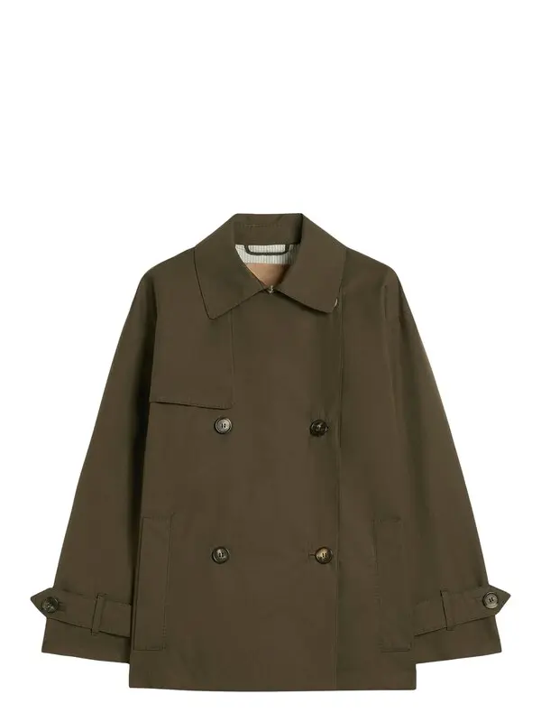 Max Mara Cotton-blend Raincoat - Green