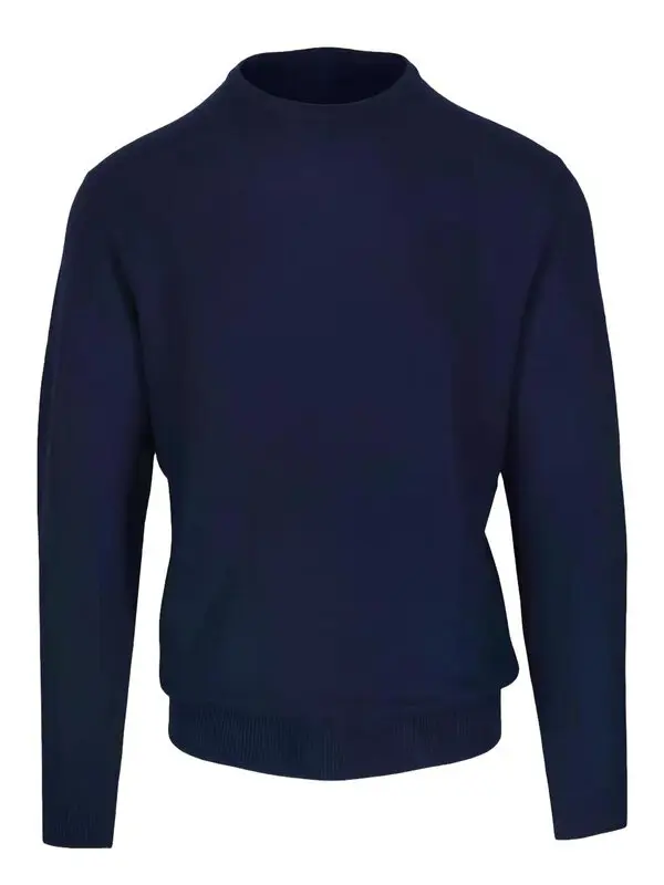 Peter Millar Round-neck Fine Knit Sweater - Blue