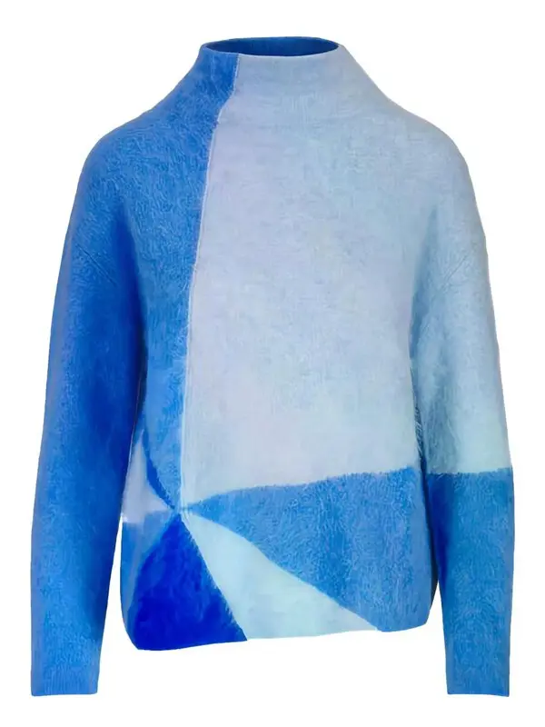 Akris Colourblock Sweater - Blue