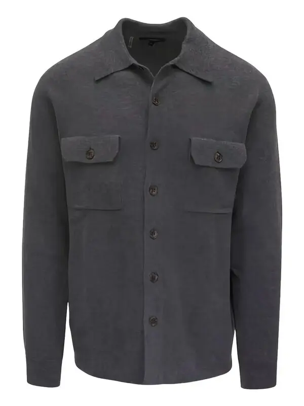 Kinross Cashmere Cashmere Cardigan - Grey