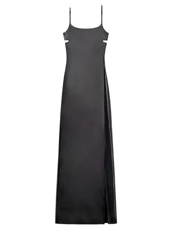 COURREGES Cut-out Long Dress - Black