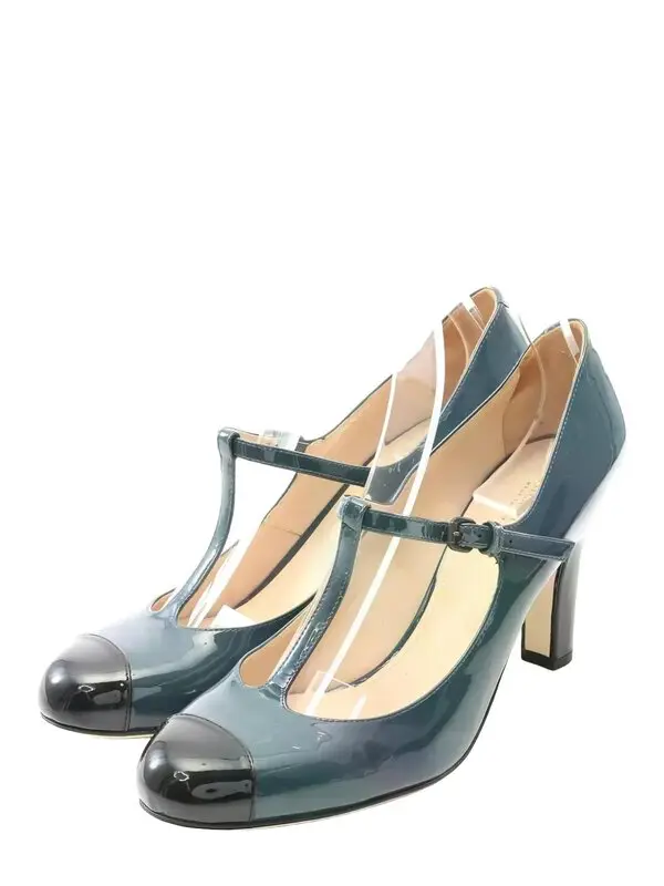 Bottega Veneta T-strap Cap-toe Pumps - Blue