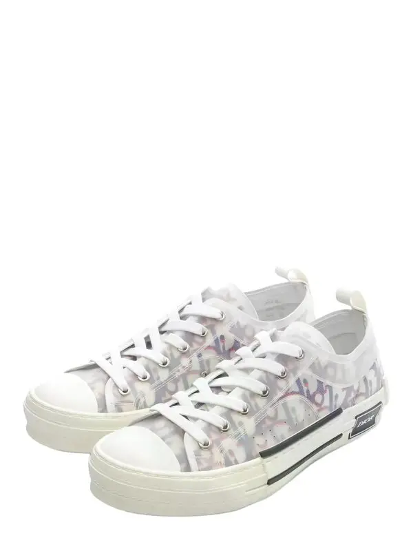 Dior 2010s B23 Oblique Low-top Sneakers - White