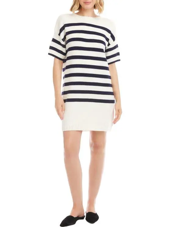 Karen Kane Striped Sweater Dress - Stripe
