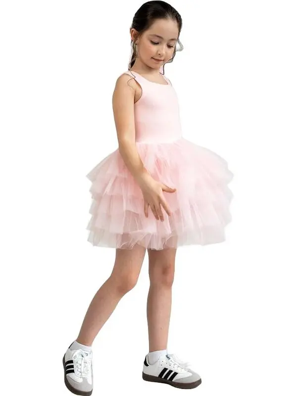 MINI CELEBRITIES Sleeveless Tutu Dress - Pink Rose