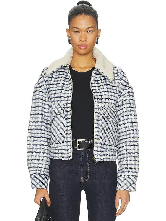 LEVI'S Shrunken 90s Wooly Trucker - Dowsett Plaid Birch