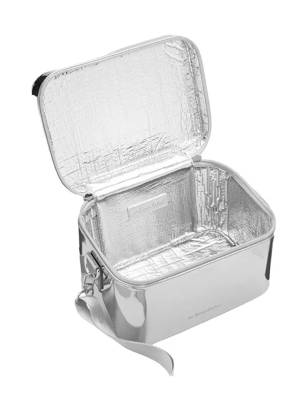 WELLINSULATED Beauty Case With Detachable Strap - Silver