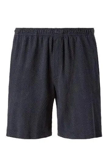Missoni Bermuda Shorts With Zigzag Pattern - Navy