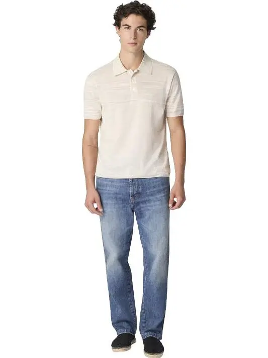 Missoni Flamed Mercerized Cotton Polo Shirt - Blue