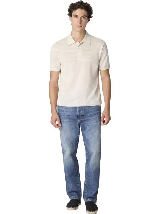 Missoni Flamed Mercerized Cotton Polo Shirt - Blue