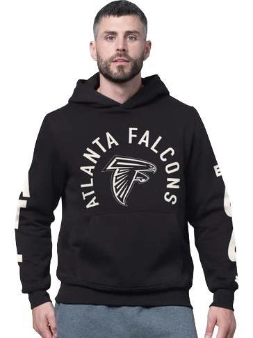 STARTER Atlanta Falcons Handoff Fleece Hoodie - Black