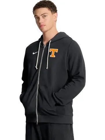 Nike Tennessee Volunteers 2025 Sideline Standard Issue Dri-fit Full-zip Hoodie - Black