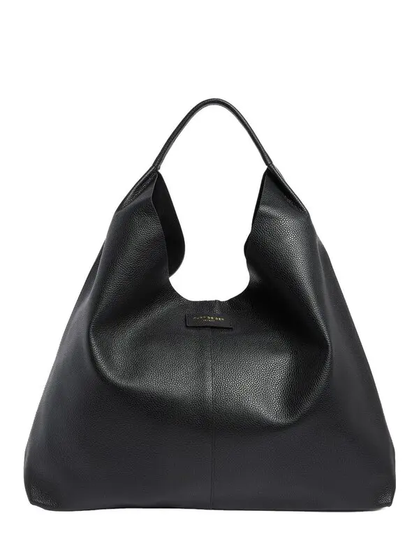 Kurt Geiger Leather Hobo Bag - Black