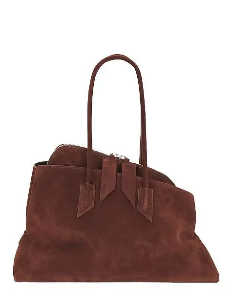 Attico La Passeggiata Medium Top Handle Bag - Light Chocolate